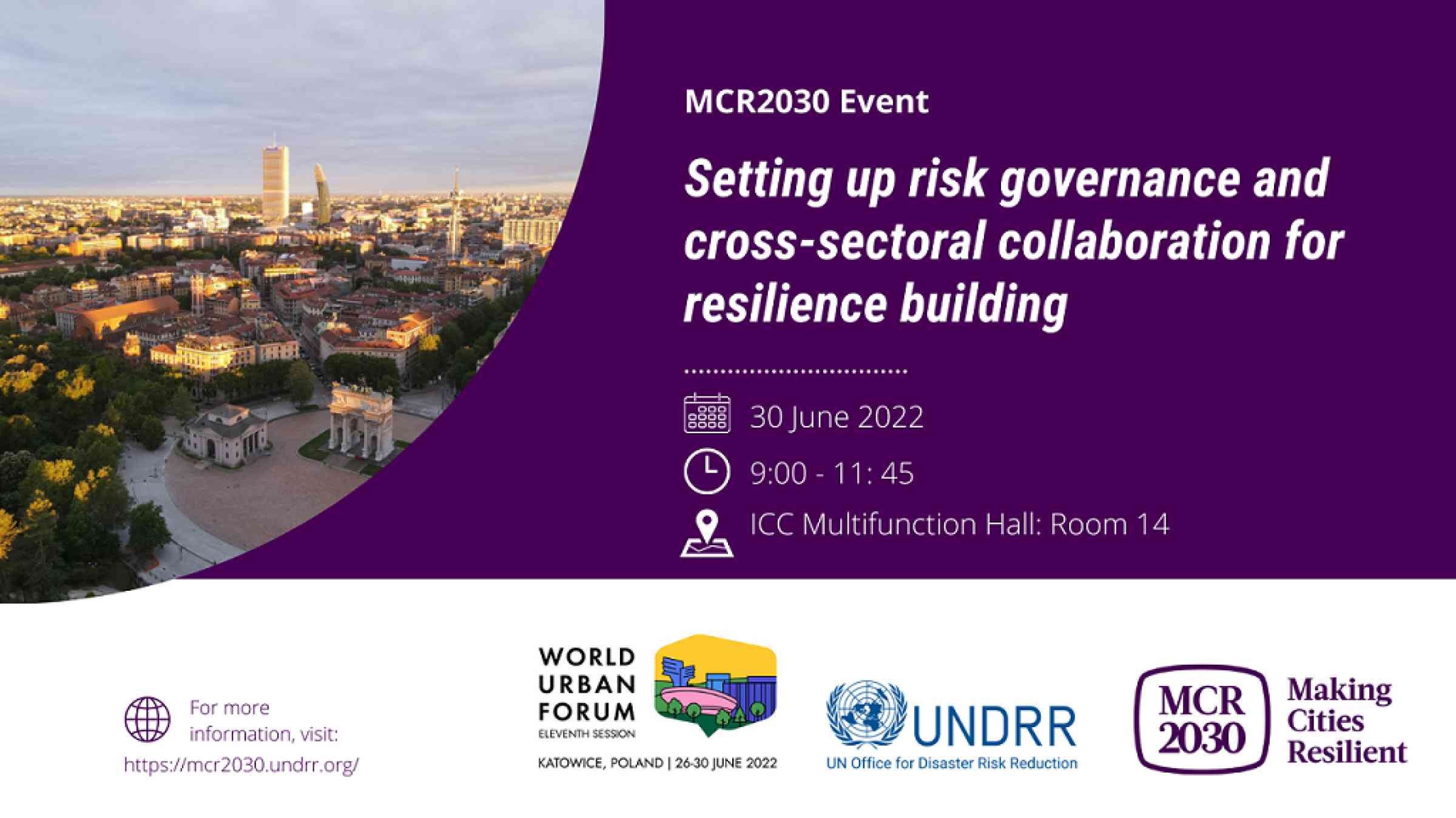 WUF 11 Training Event: Setting up risk governance and cross-sectoral ...