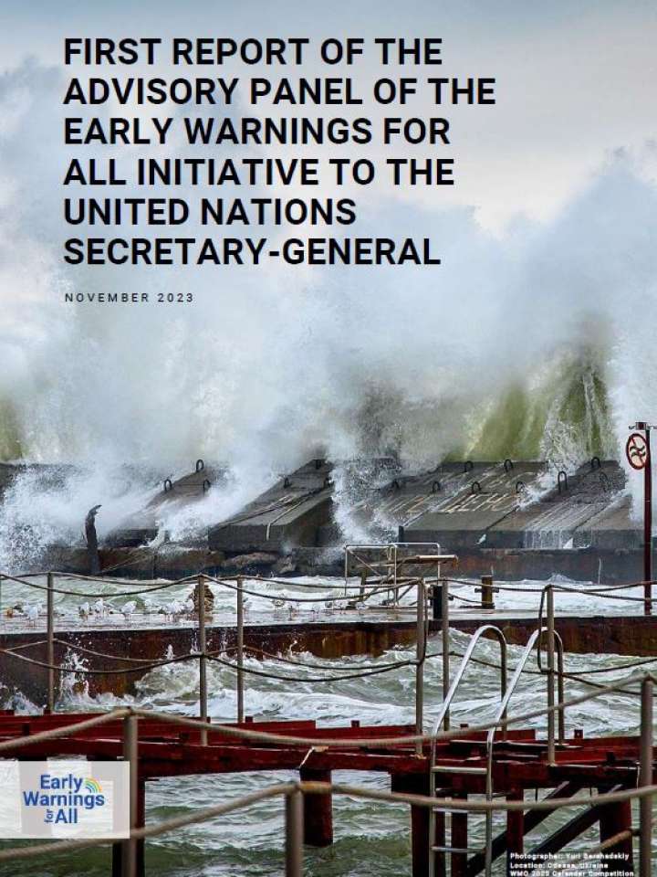 First report of the advisory panel of the Early Warnings for All ...