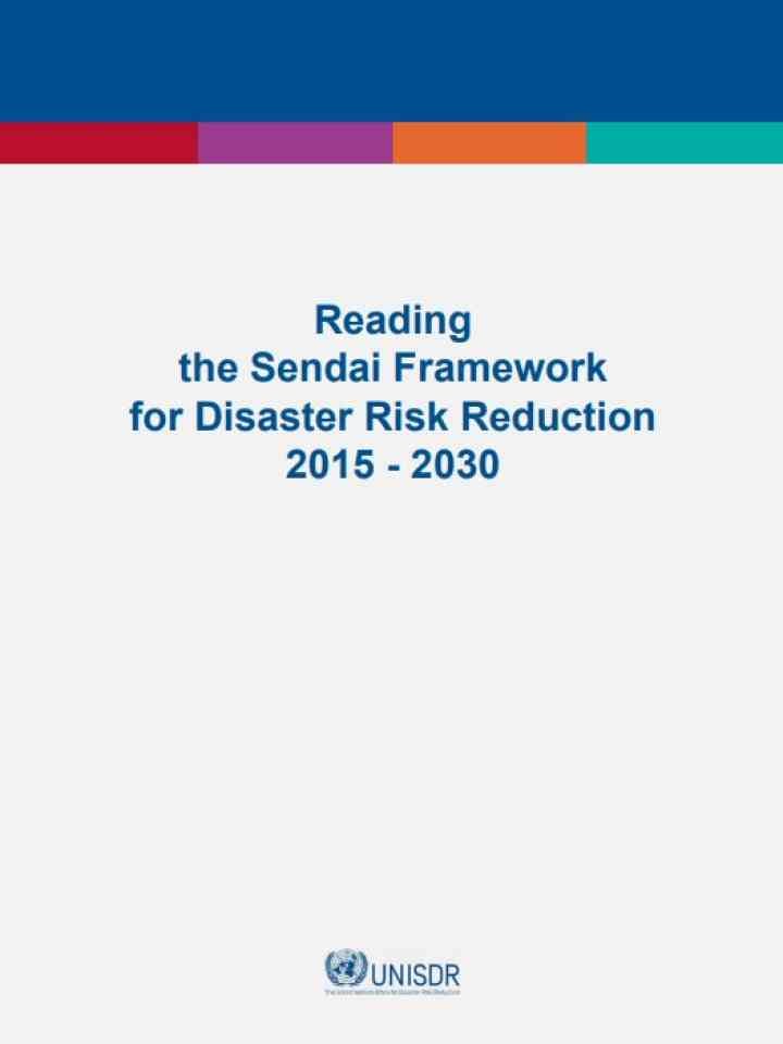 Reading the Sendai Framework for Disaster Risk Reduction 2015 - 2030 ...